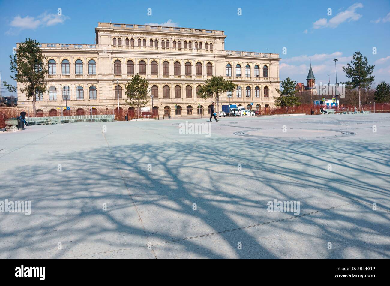 The building of the Konigsberg stock exchange, Kaliningrad art Museum ...