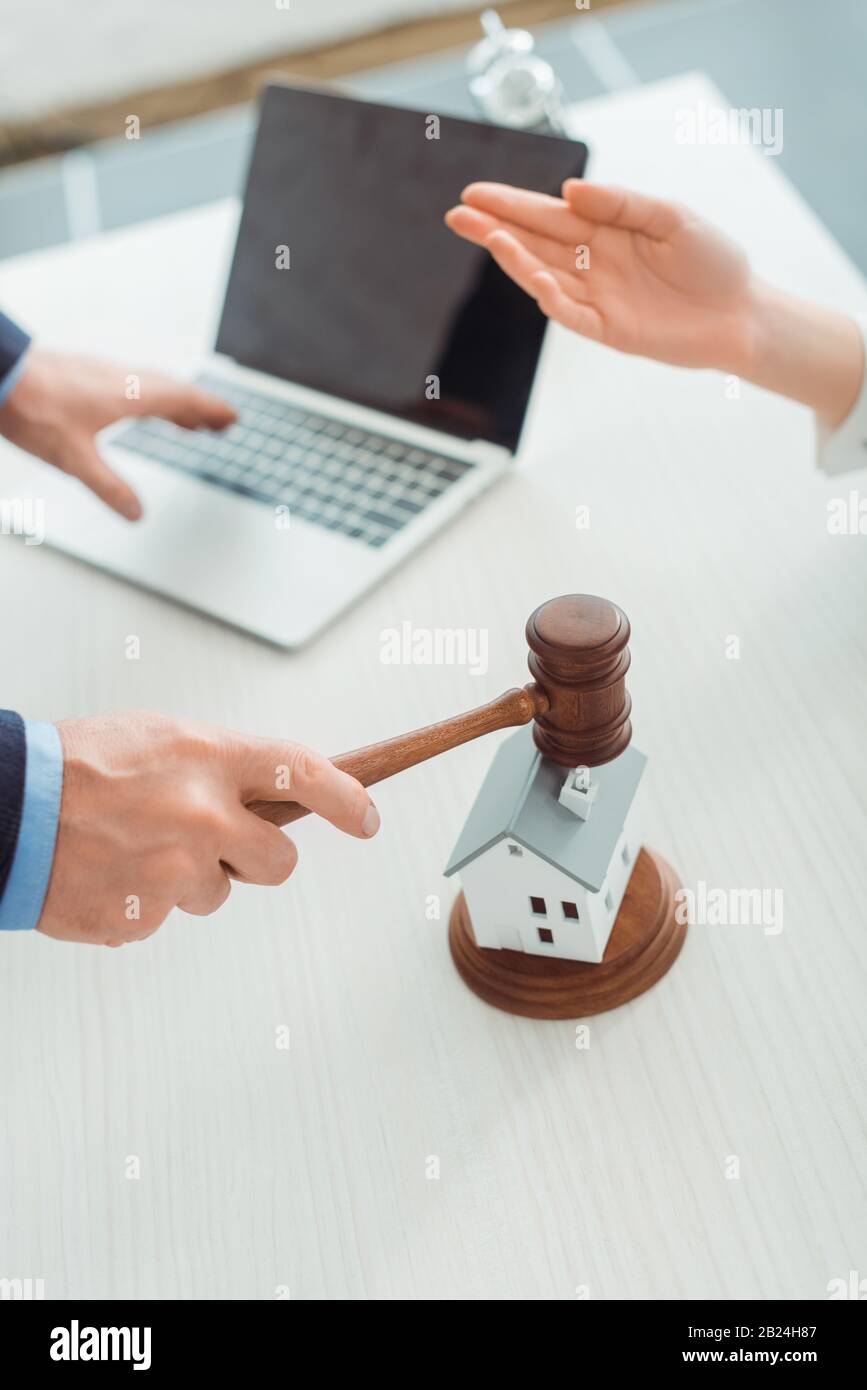 Man hitting table hand hi-res stock photography and images - Alamy