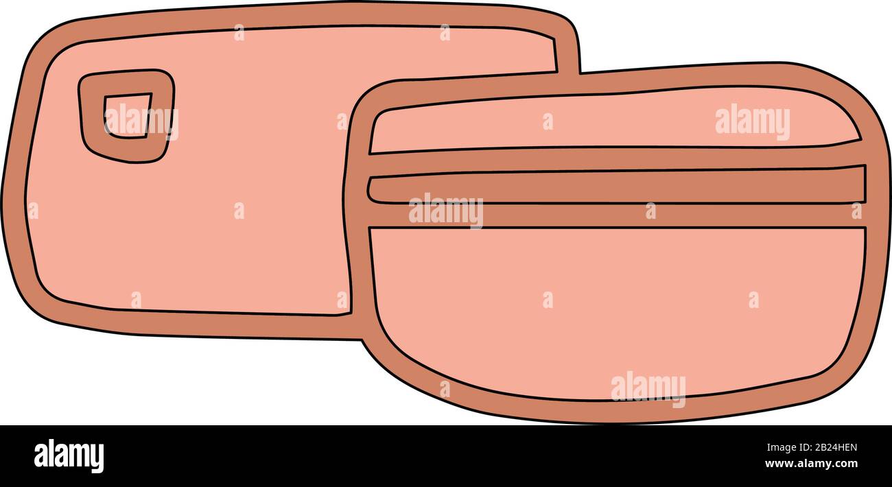 Bank cards in cartoon style isolated on white background. Sign icon ...