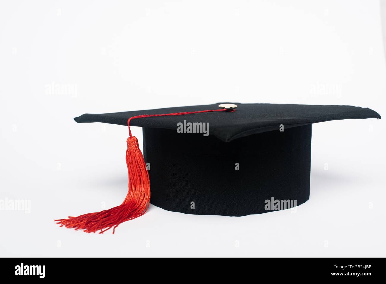 Red Graduation Cap Background