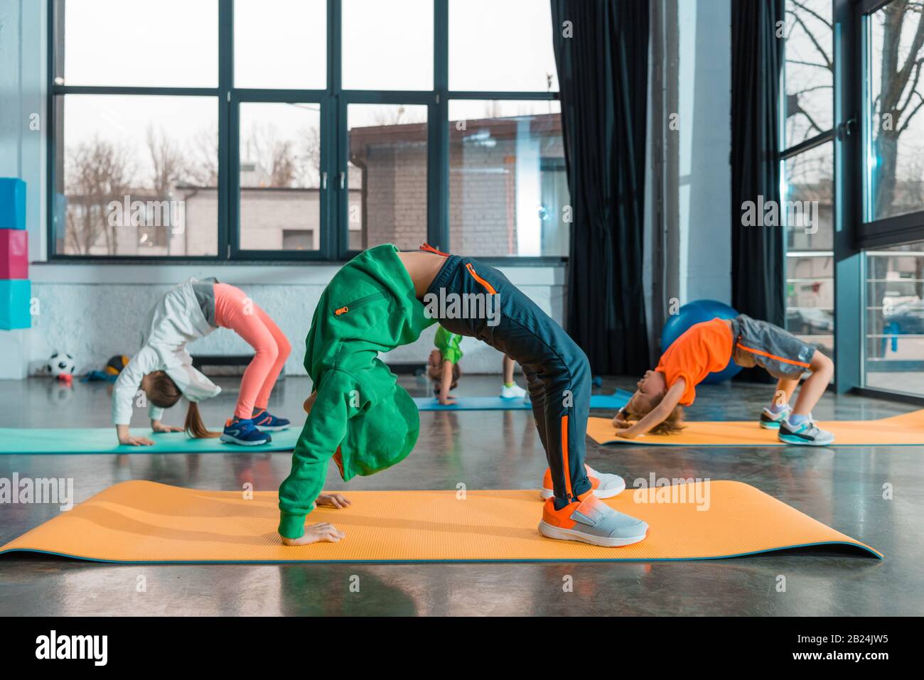 Gymnastic bridge hi-res stock photography and images - Alamy