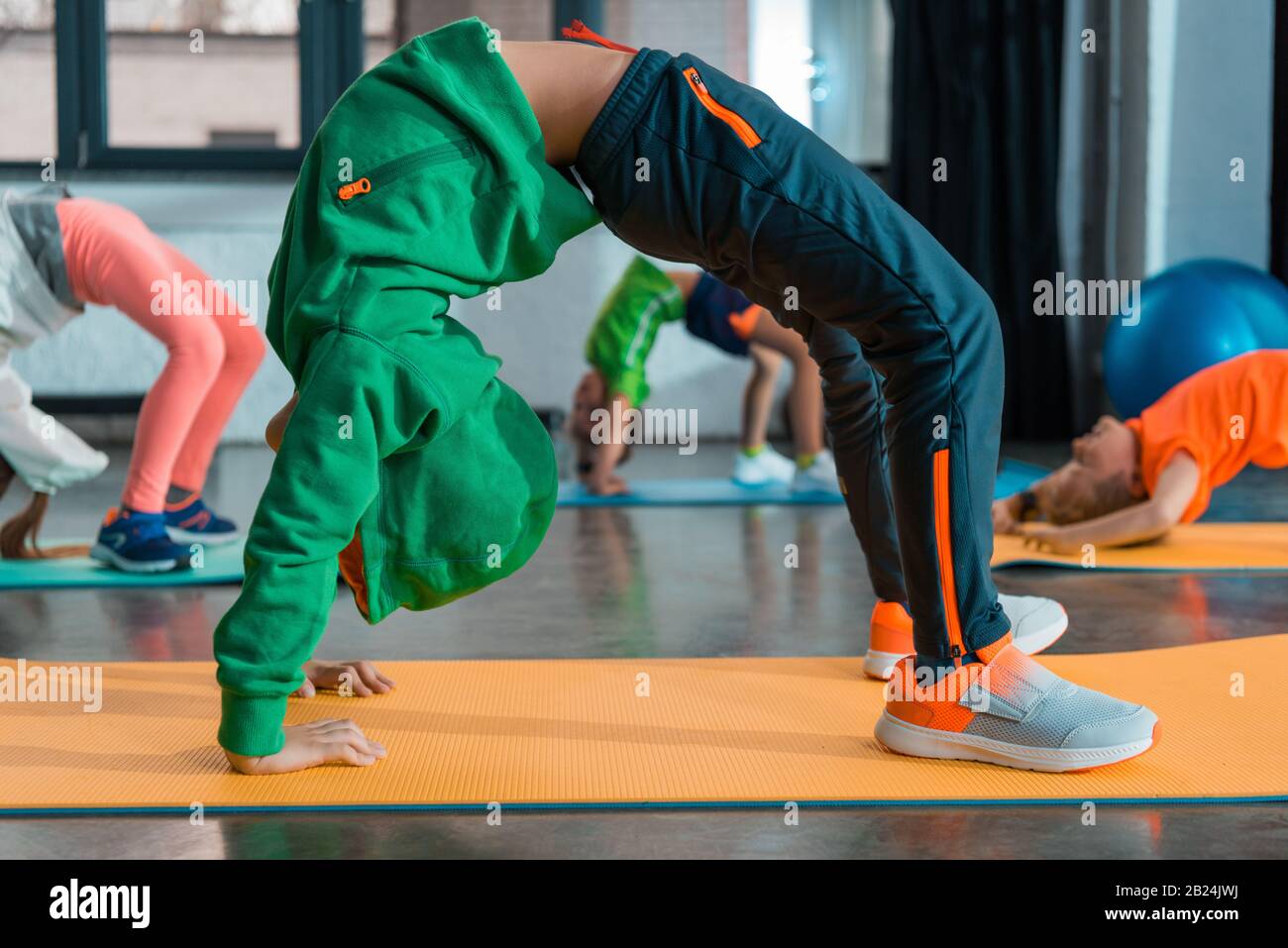Gymnastic bridge hi-res stock photography and images - Alamy