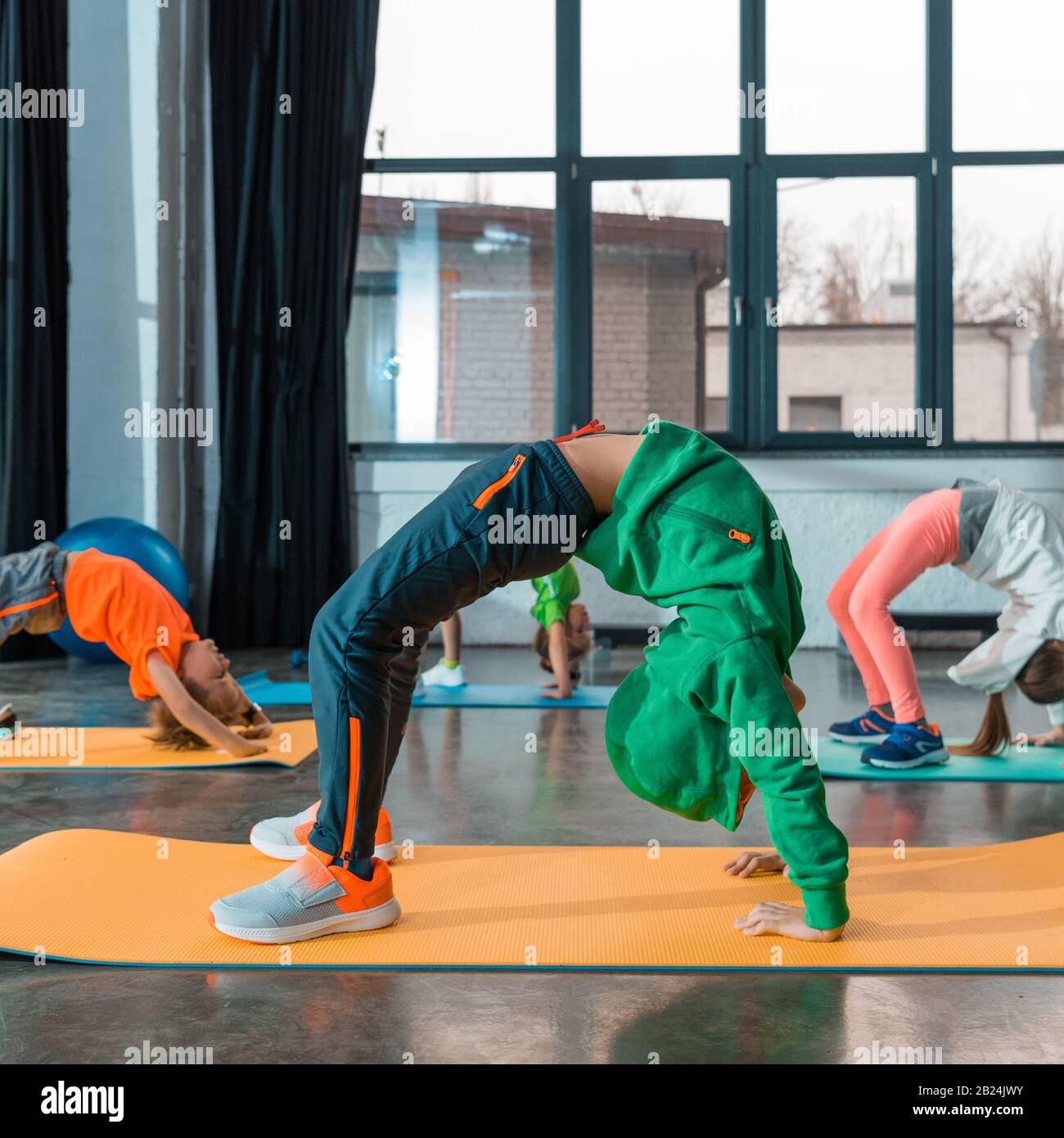 Gymnastic bridge hi-res stock photography and images - Alamy