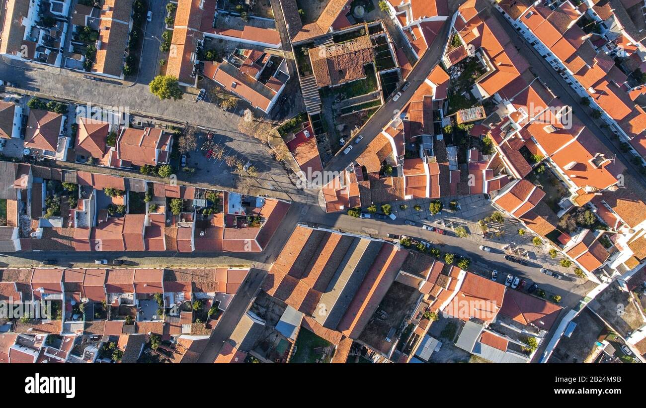 Evora drone aerial view hi-res stock photography and images - Alamy
