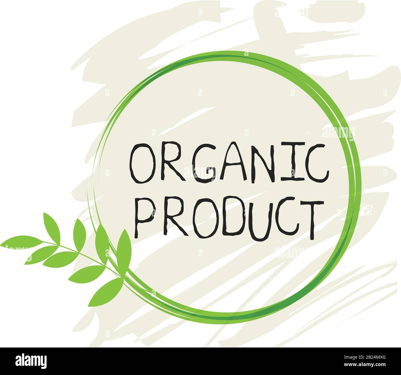 Organic product label and high quality product badges. Bio Pure healthy ...