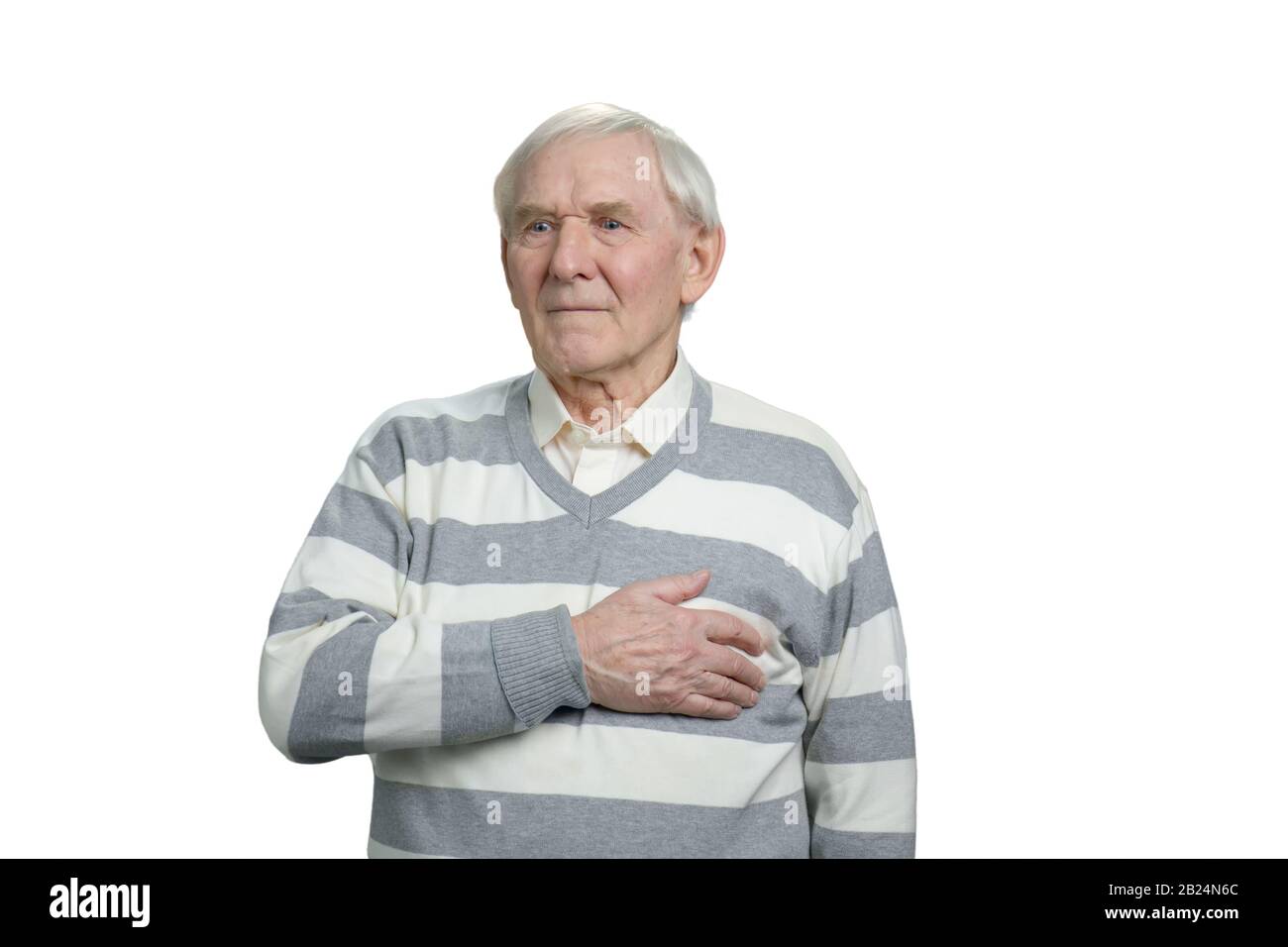 Old man heart attack hi-res stock photography and images - Alamy