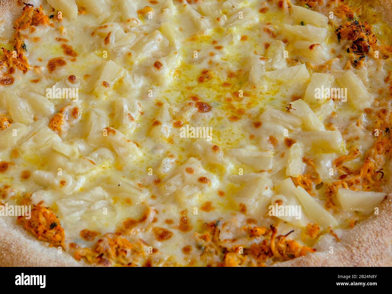 Italian pizza on top, close-up for backgrounds Stock Photo - Alamy