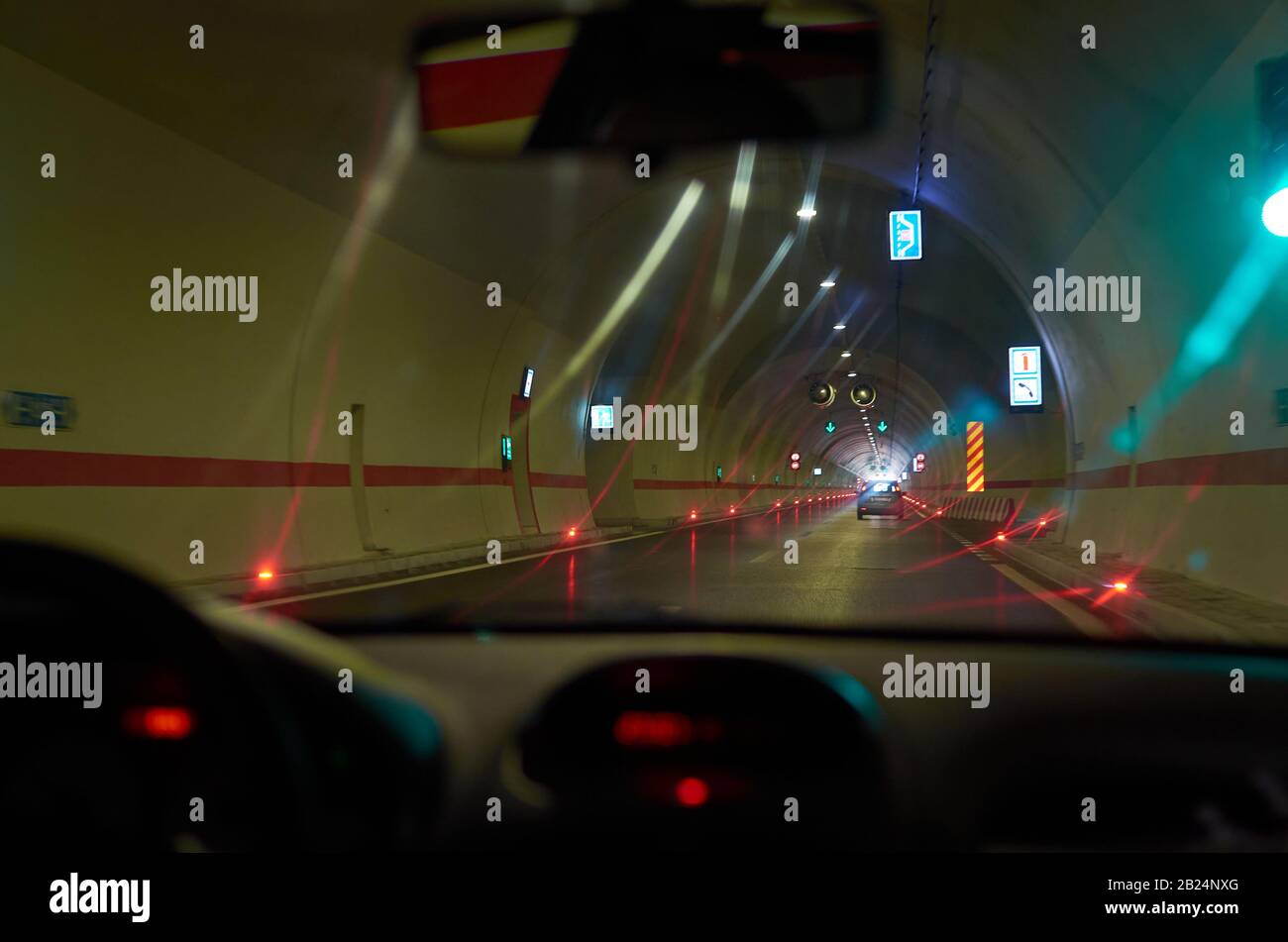 Highway tunnel driving in a tunnel hi-res stock photography and images ...