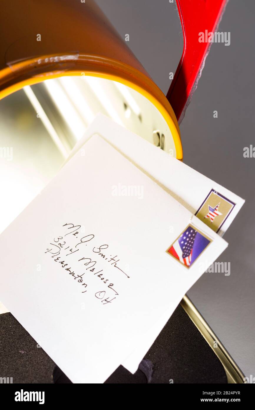 Us letter stamps hi-res stock photography and images - Alamy