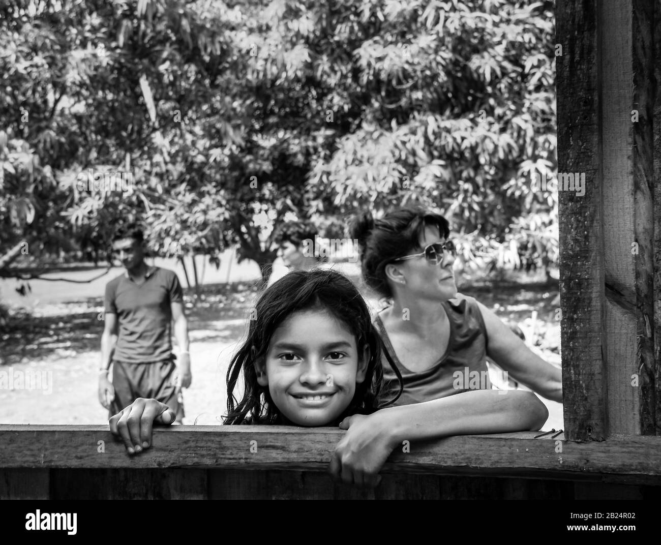 Guatemala smiling Black and White Stock Photos & Images - Alamy