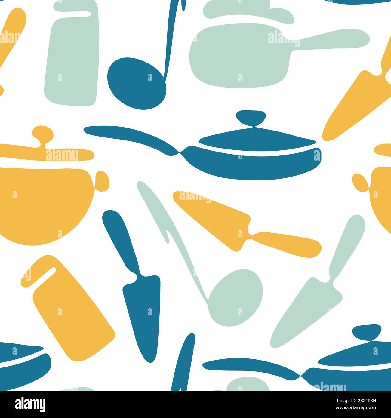 Kitchen textile design Stock Vector Images - Alamy