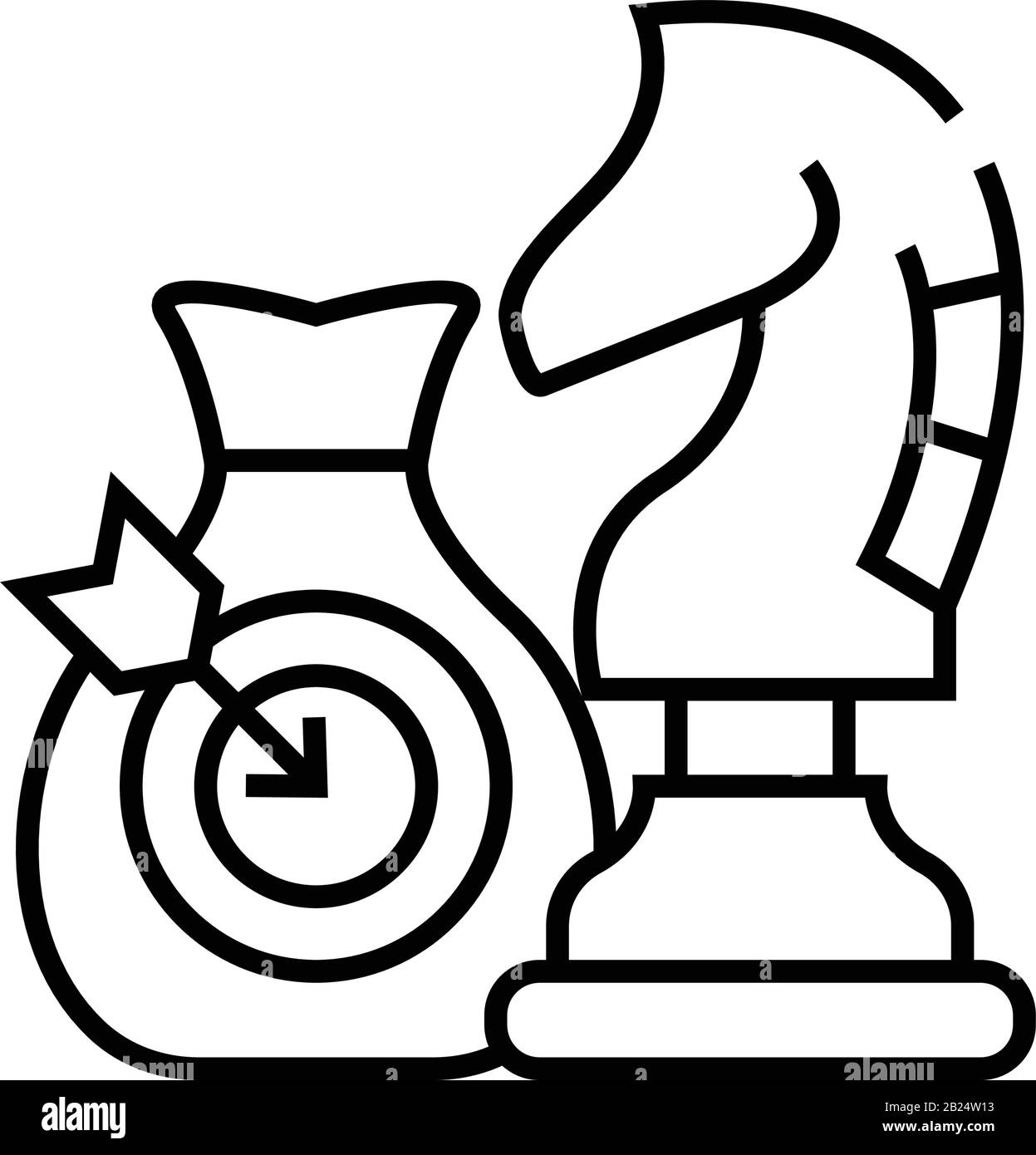 Target reached icon Cut Out Stock Images & Pictures - Alamy