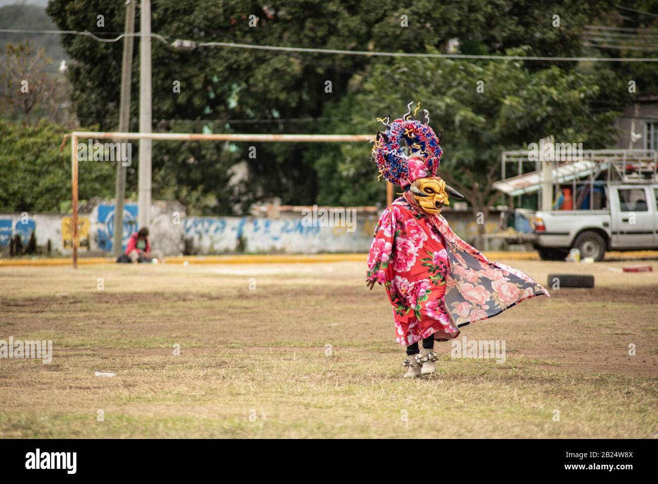Almolonga, Veracruz, Mexico. 29th Feb, 2020. People from Almolonga ...
