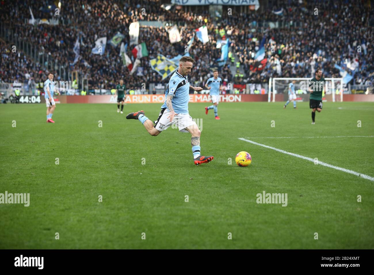 Rome, Italy. 29th Feb, 2020. At Stadio Olimpico SS Lazio beat 2-0 ...