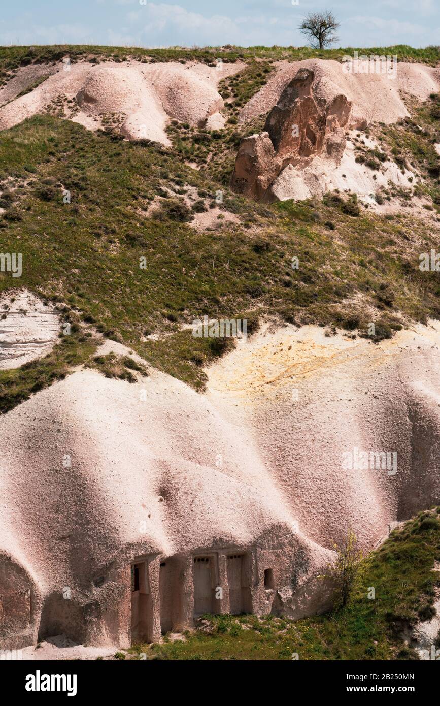 Rock Formations in Cappadocia, Turkey Stock Photo - Alamy