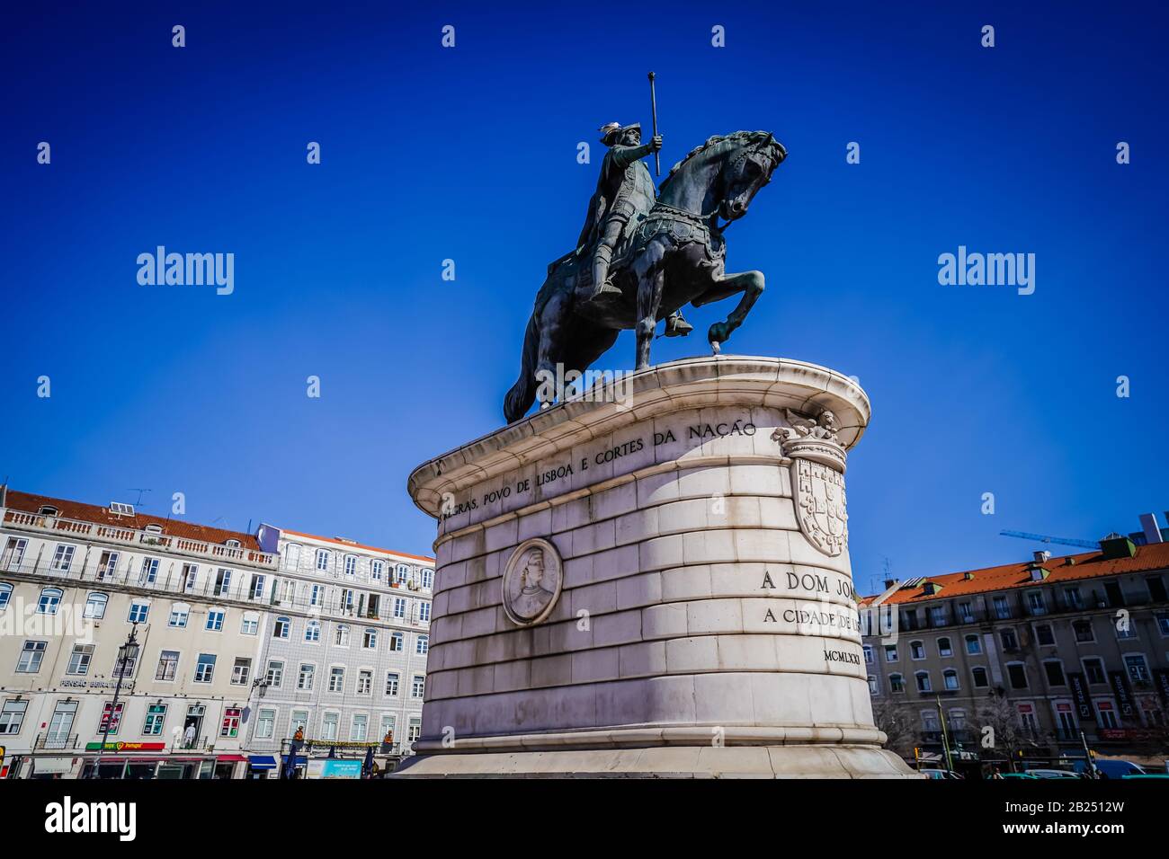 Estatua de d joao i hi-res stock photography and images - Alamy