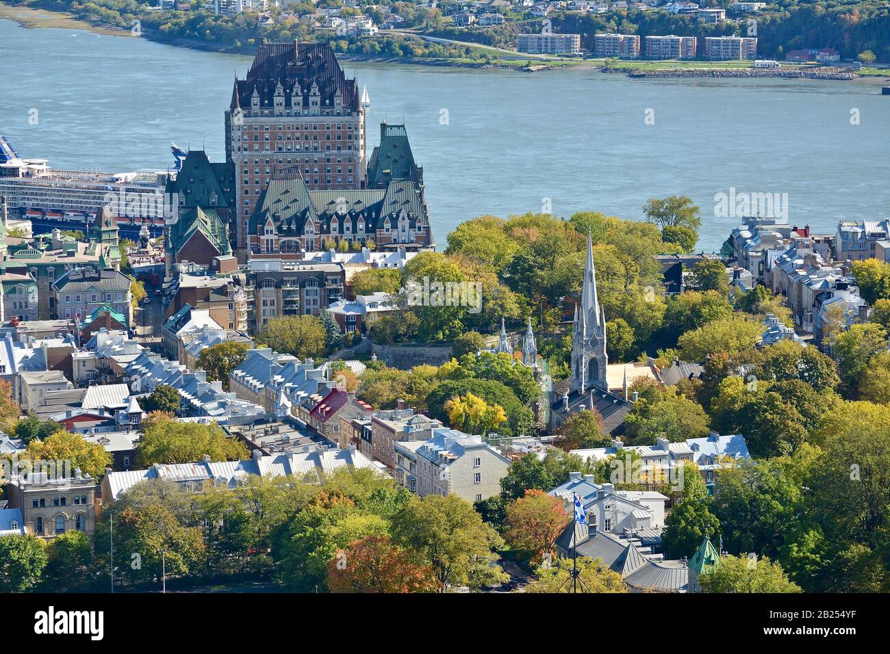 Sights around Quebec City, the capitol of Quebec, Canada Stock Photo ...