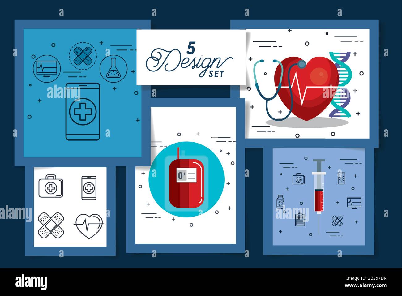 five designs of medicine icons Stock Vector Image & Art - Alamy