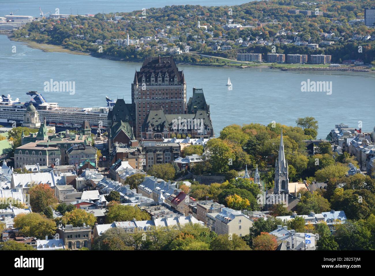 Fairmont Le Château Frontenac, Ville de Quebec, Quebec, Canada Stock ...