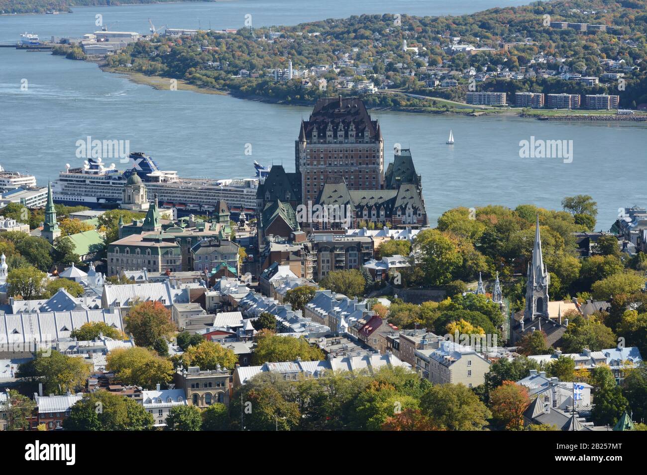 Fairmont Le Château Frontenac, Ville de Quebec, Quebec, Canada Stock ...