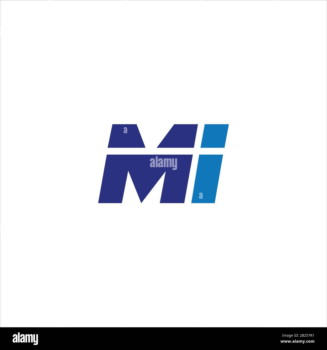 Initial letter mi logo or im logo vector design template Stock Vector ...