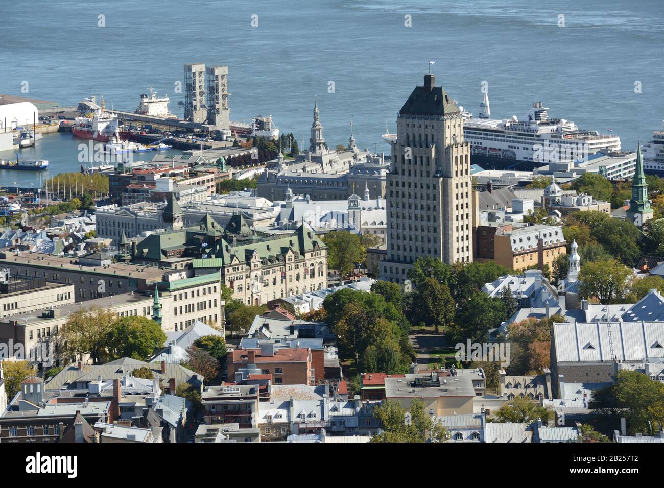 Quebec city capital observatory hi-res stock photography and images - Alamy