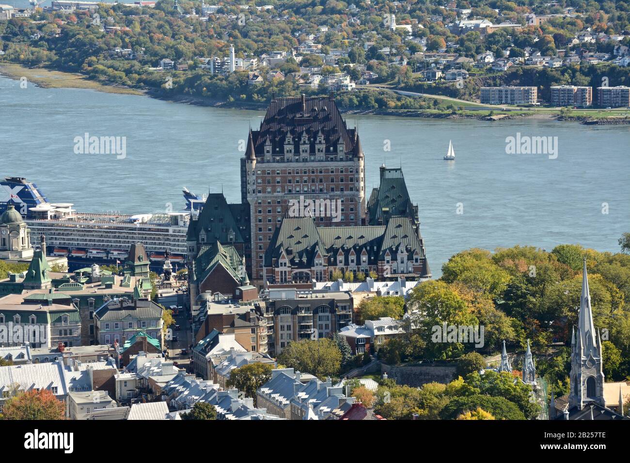 Fairmont Le Château Frontenac, Ville de Quebec, Quebec, Canada Stock ...