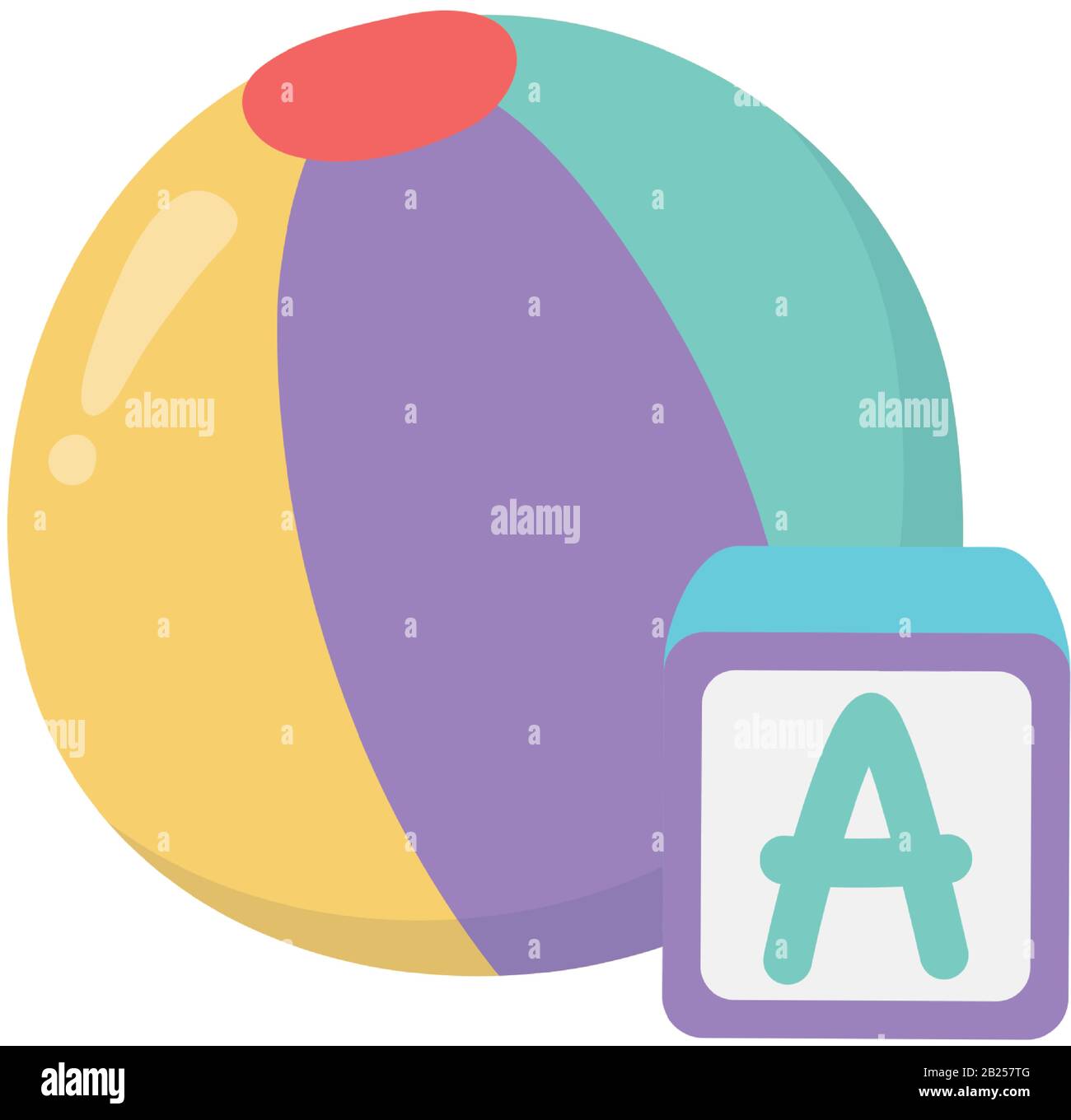 Alphabet block kid Stock Vector Images - Alamy
