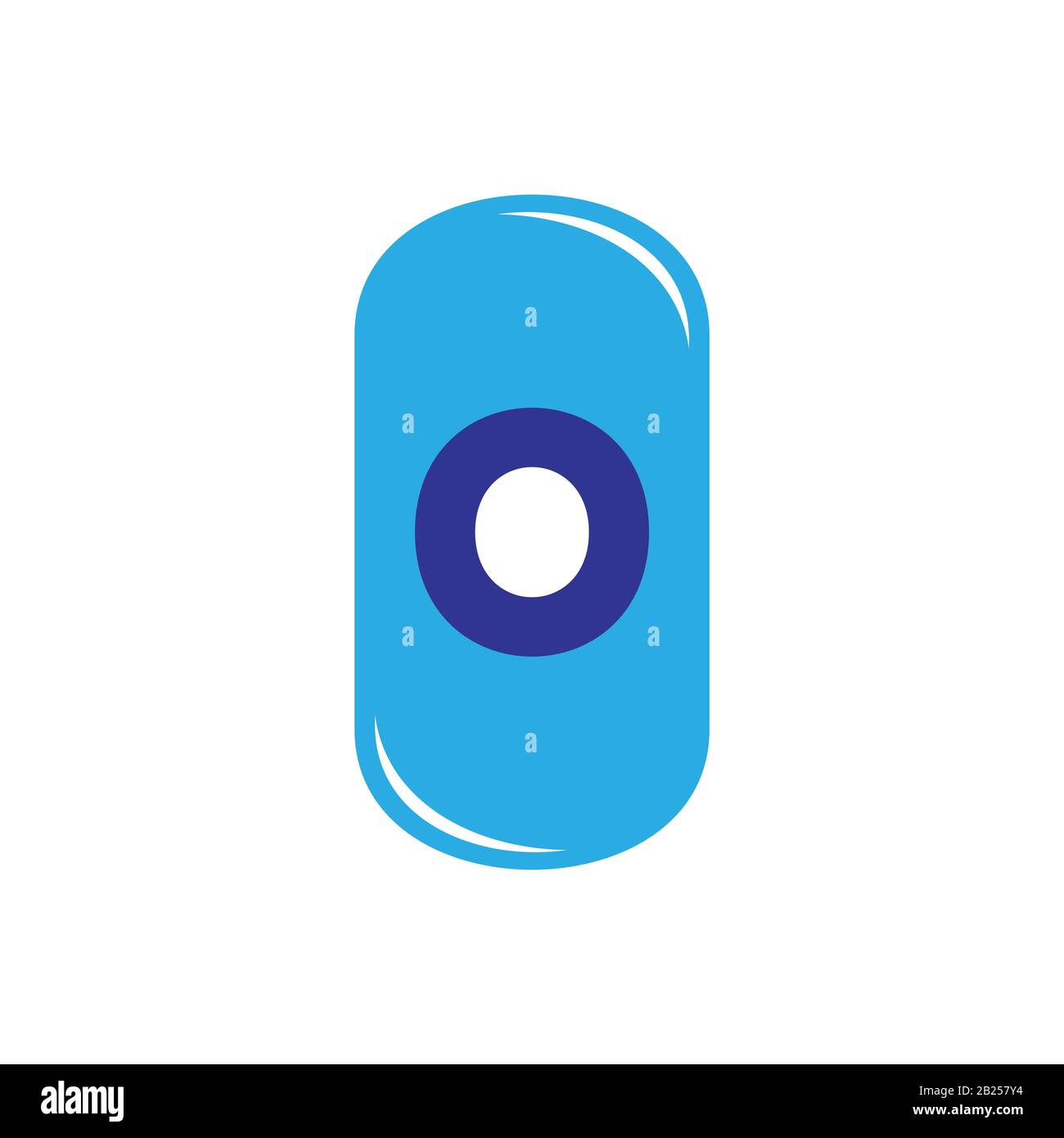 Yellow round tablet Stock Vector Images - Alamy