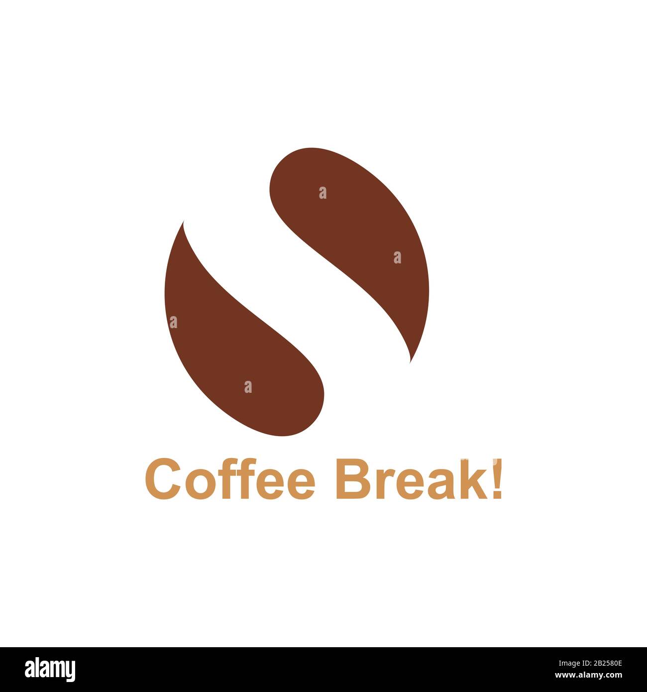 letter s coffee water symbol logo vector Stock Vector Image & Art - Alamy