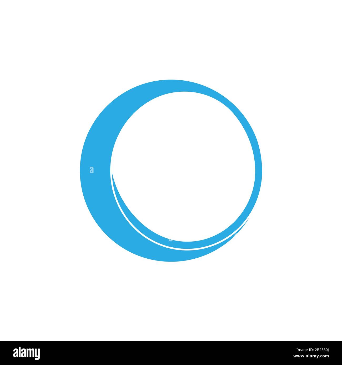 curves circle geometric rotation motion logo vector waves symbol Stock ...