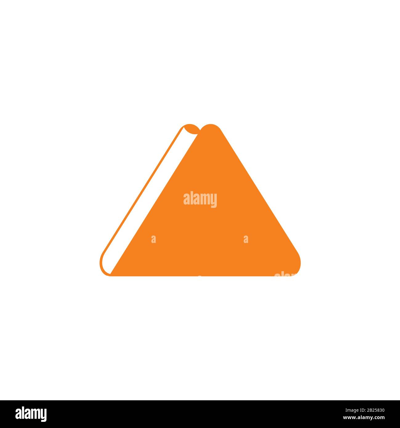 triangle book simple geometric logo vector Stock Vector Image & Art - Alamy