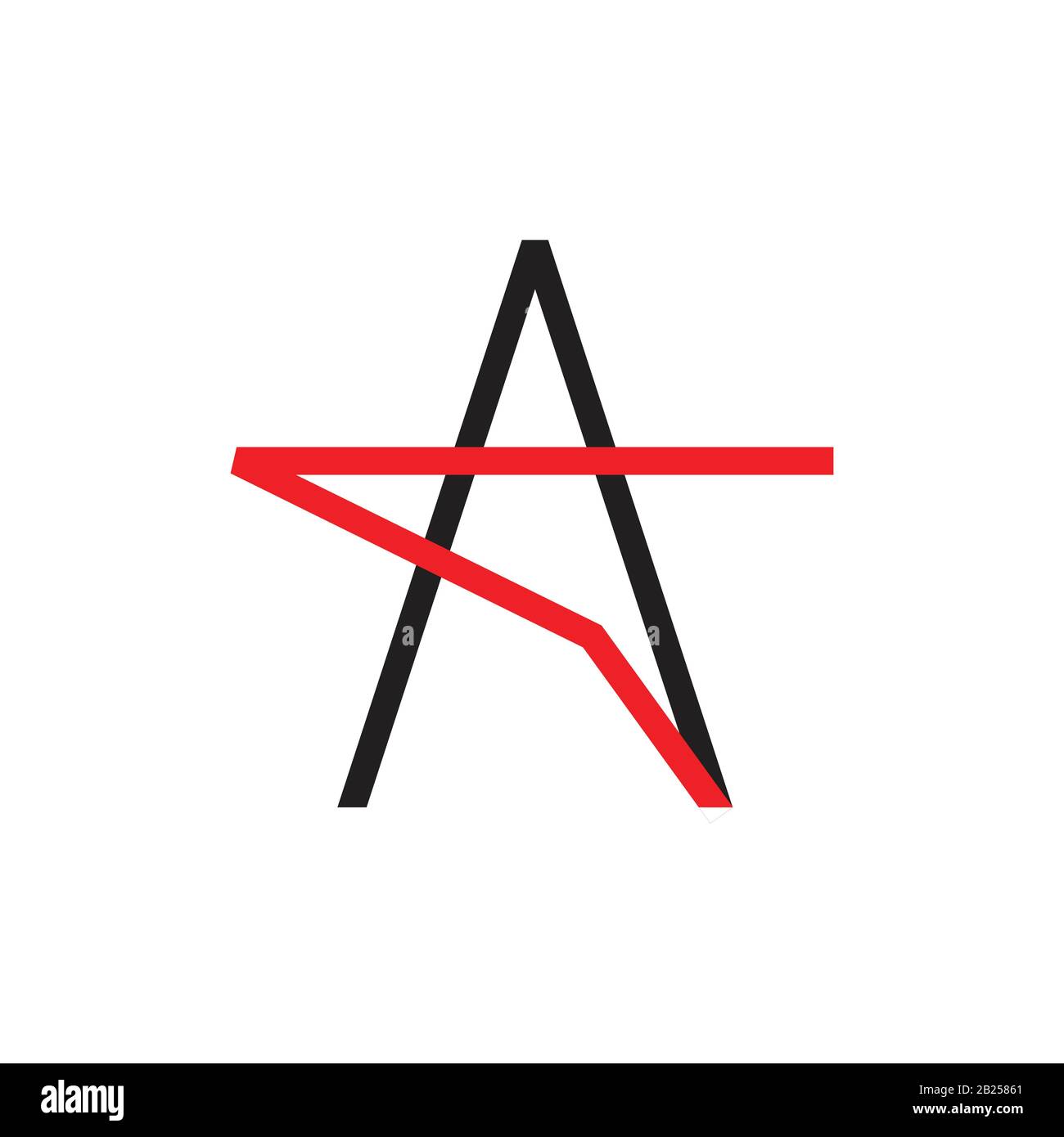 star arrow simple draw logo vector Stock Vector Image & Art - Alamy