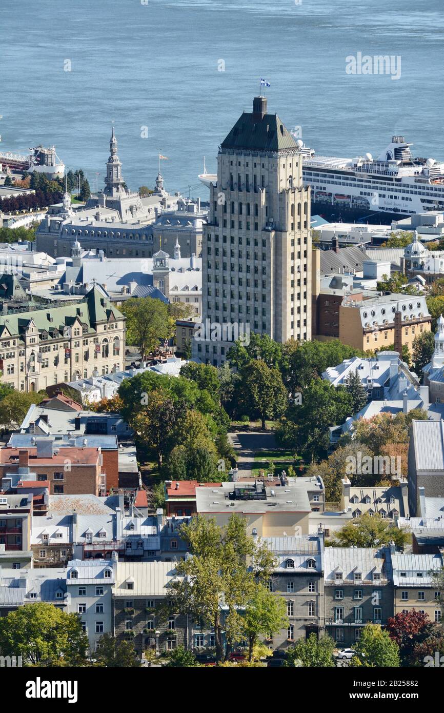 Quebec city capital observatory hi-res stock photography and images - Alamy
