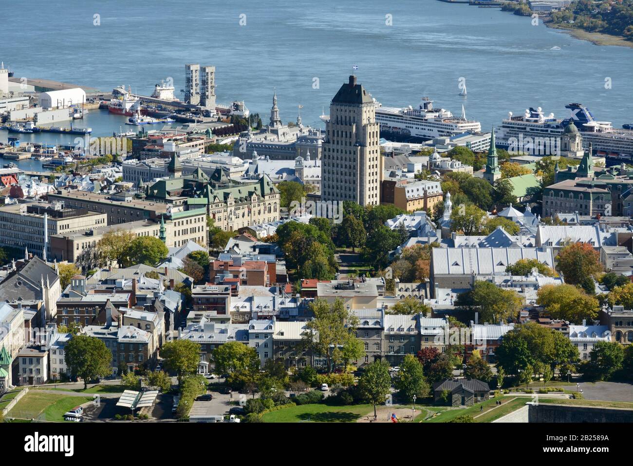Quebec city capital observatory hi-res stock photography and images - Alamy