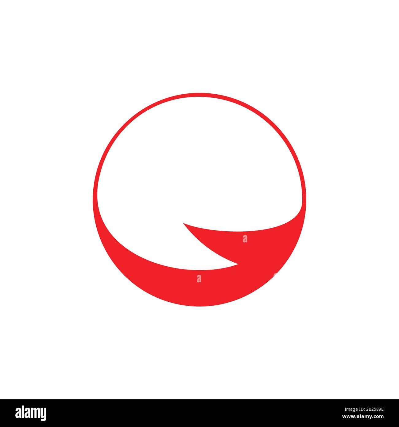 circle geometric motion arrow circle logo vector Stock Vector Image ...