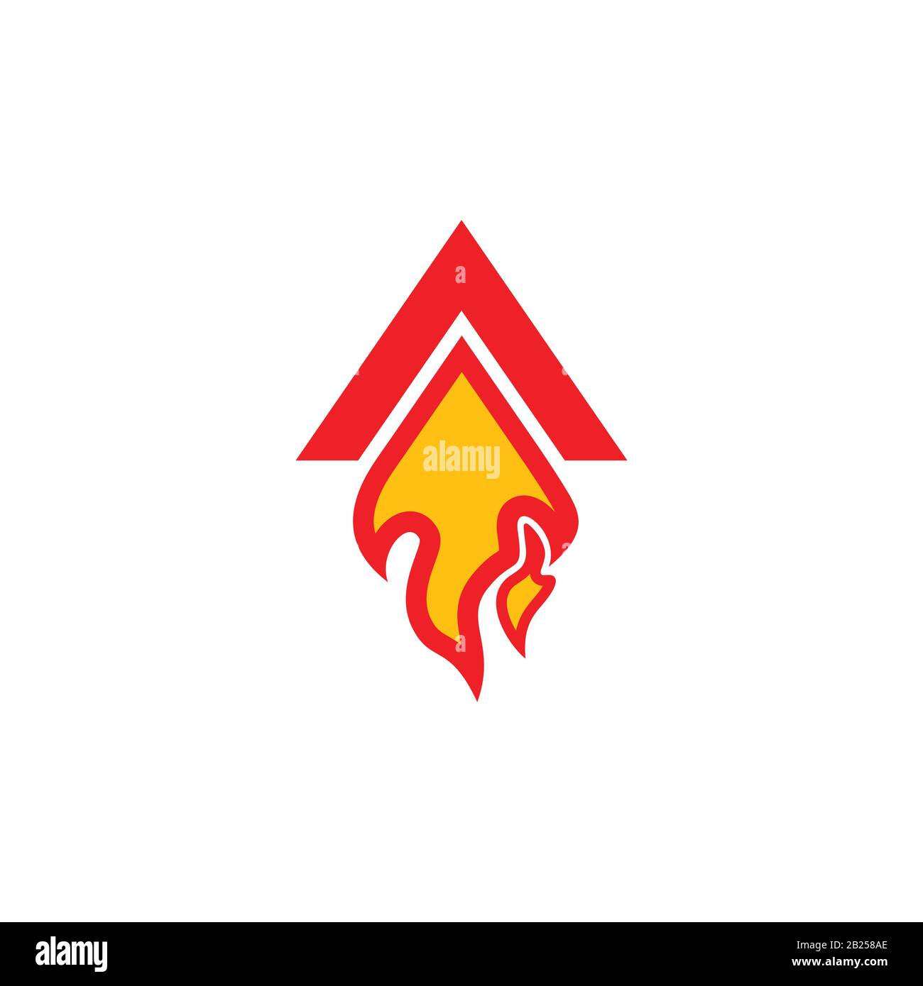 motion arrow rocket fire symbol colorful logo vector Stock Vector Image ...