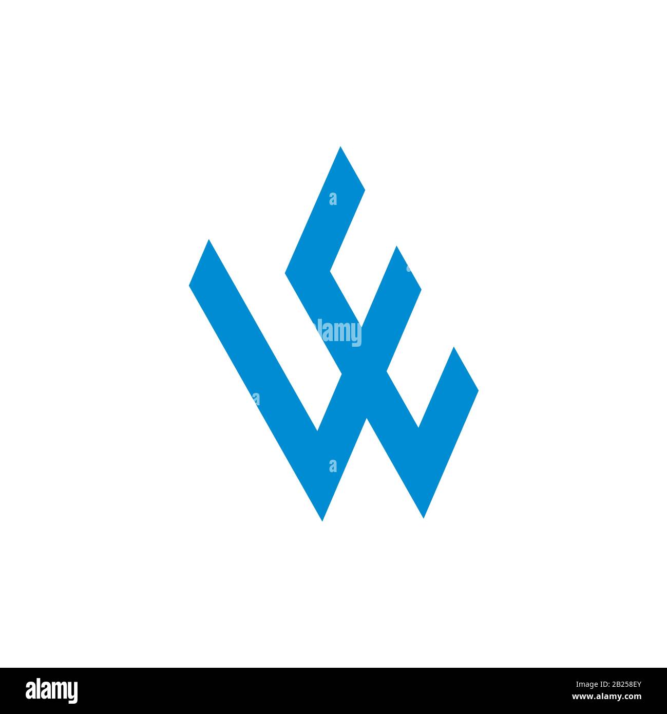 abstract letter ve simple geometric line logo Stock Vector Image & Art ...