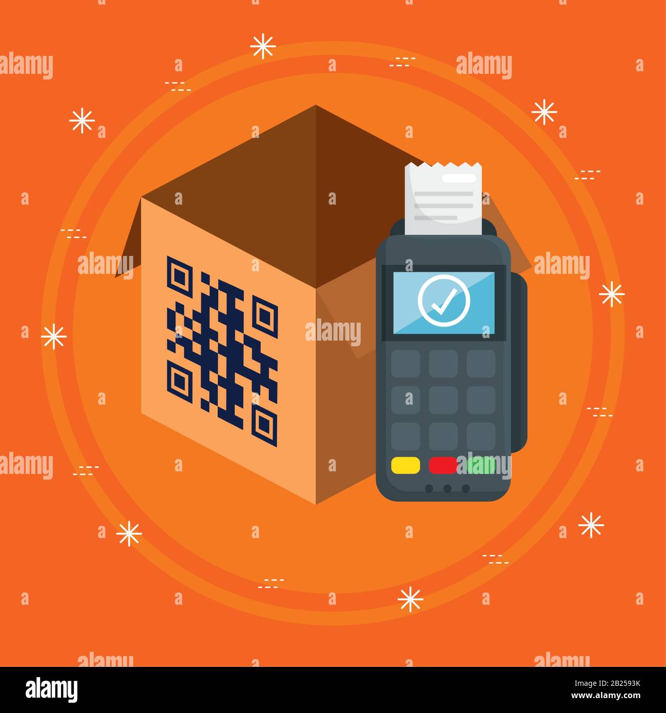Electronic code box Stock Vector Images - Alamy