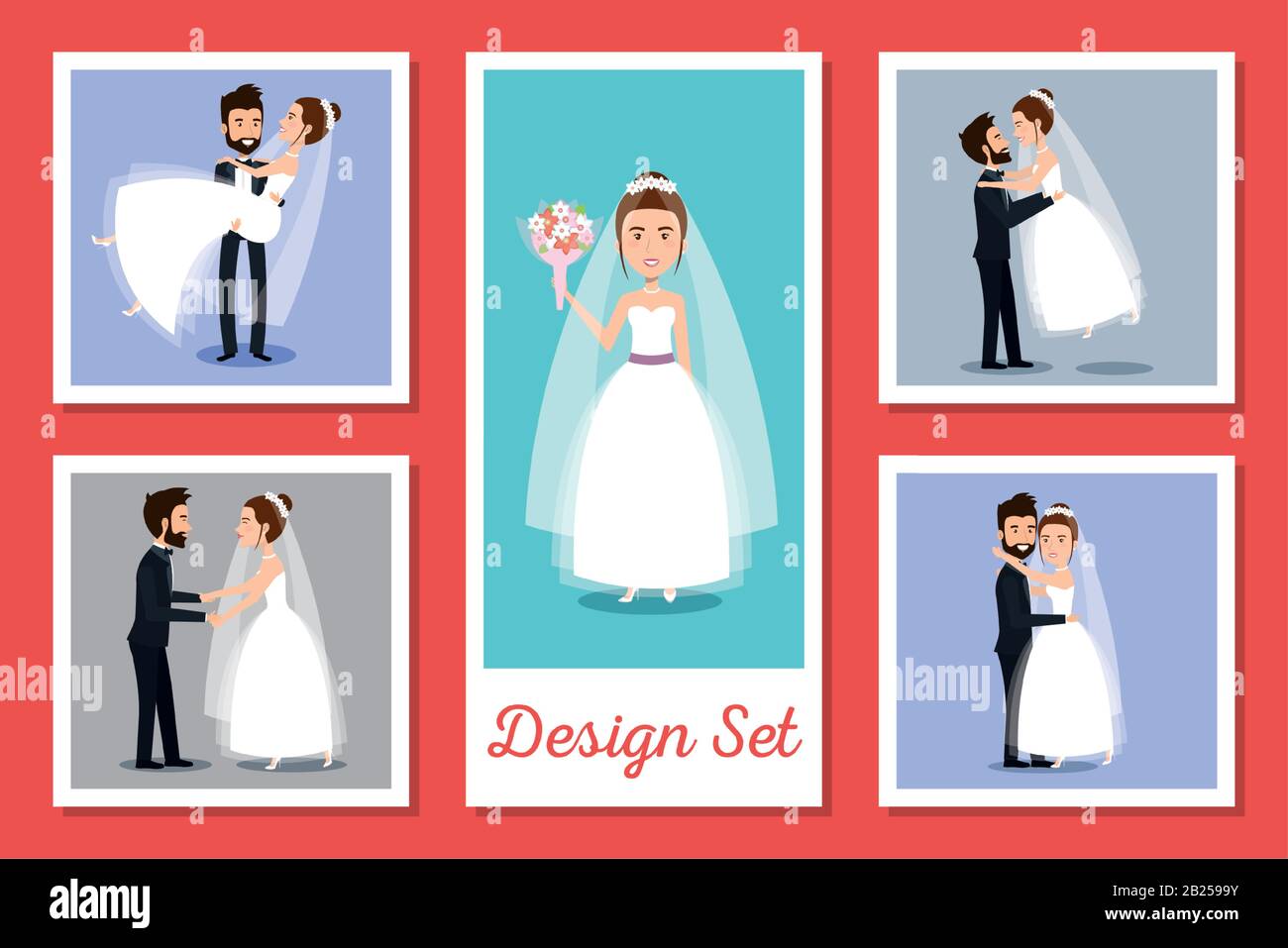 designs set of couples married Stock Vector Image & Art - Alamy