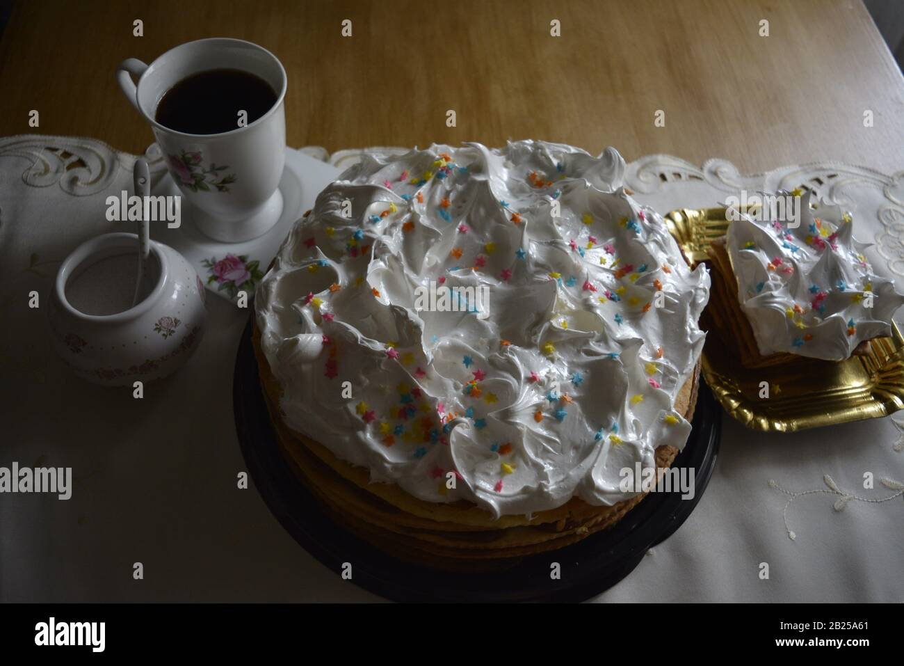 postres individuales para restaurantes Stock Photo - Alamy