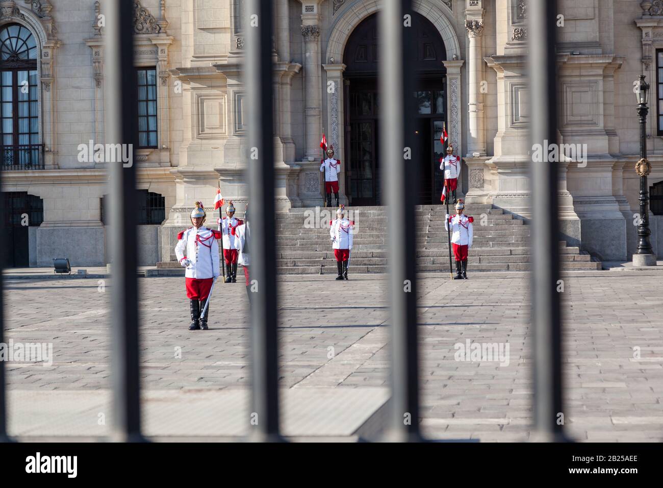 Lima changing of the guard hi-res stock photography and images - Alamy
