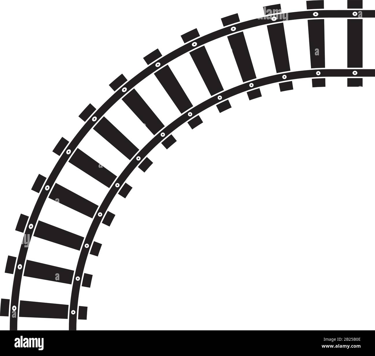 Train tracks vector icon design template illustration Stock Vector ...