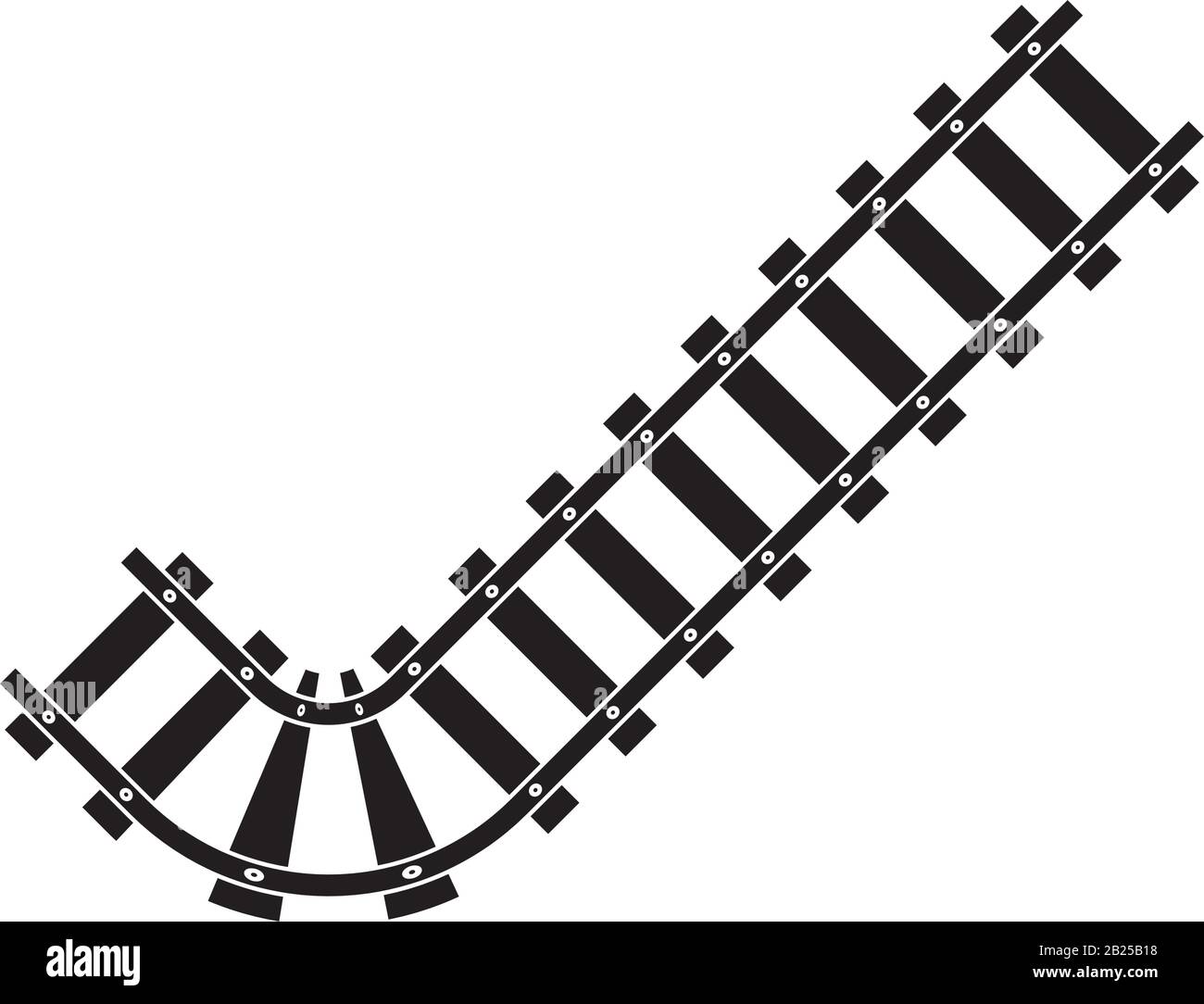 Train tracks vector icon design template illustration Stock Vector ...