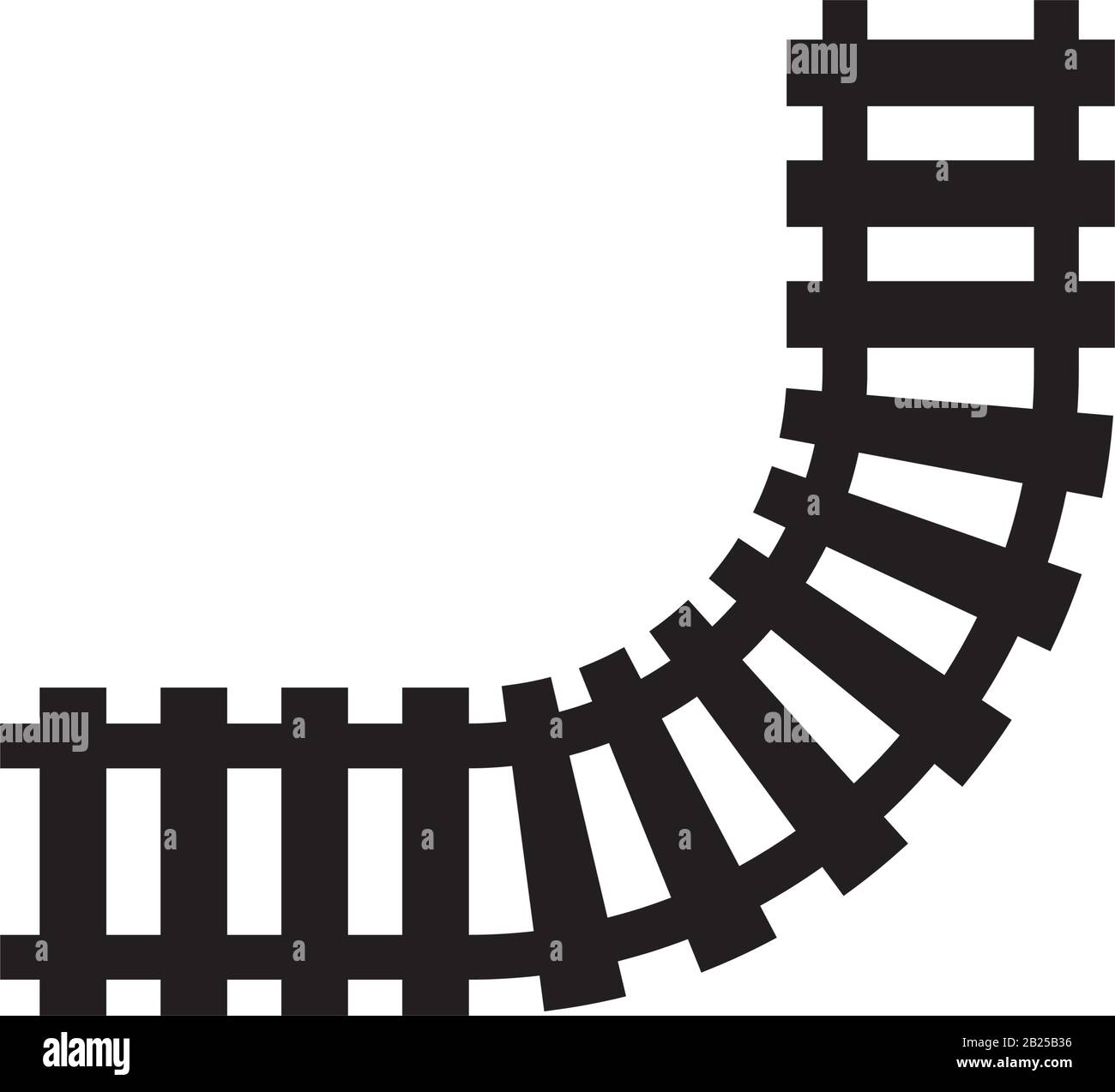 Train tracks vector icon design template illustration Stock Vector ...