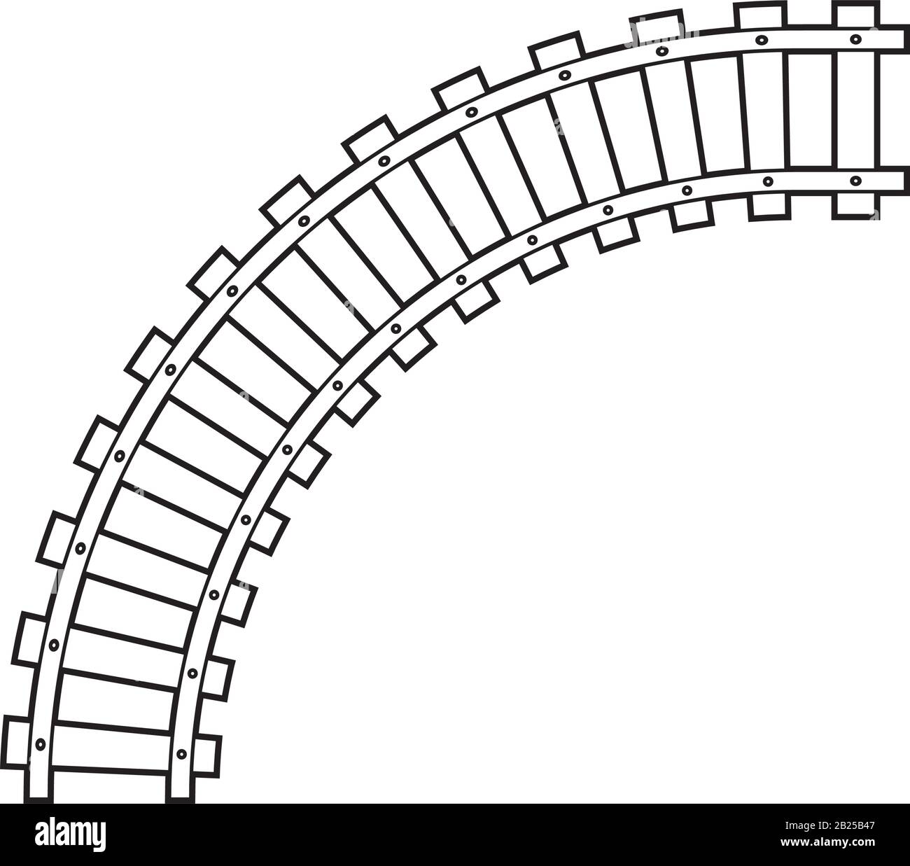 Train tracks vector icon design template illustration Stock Vector ...