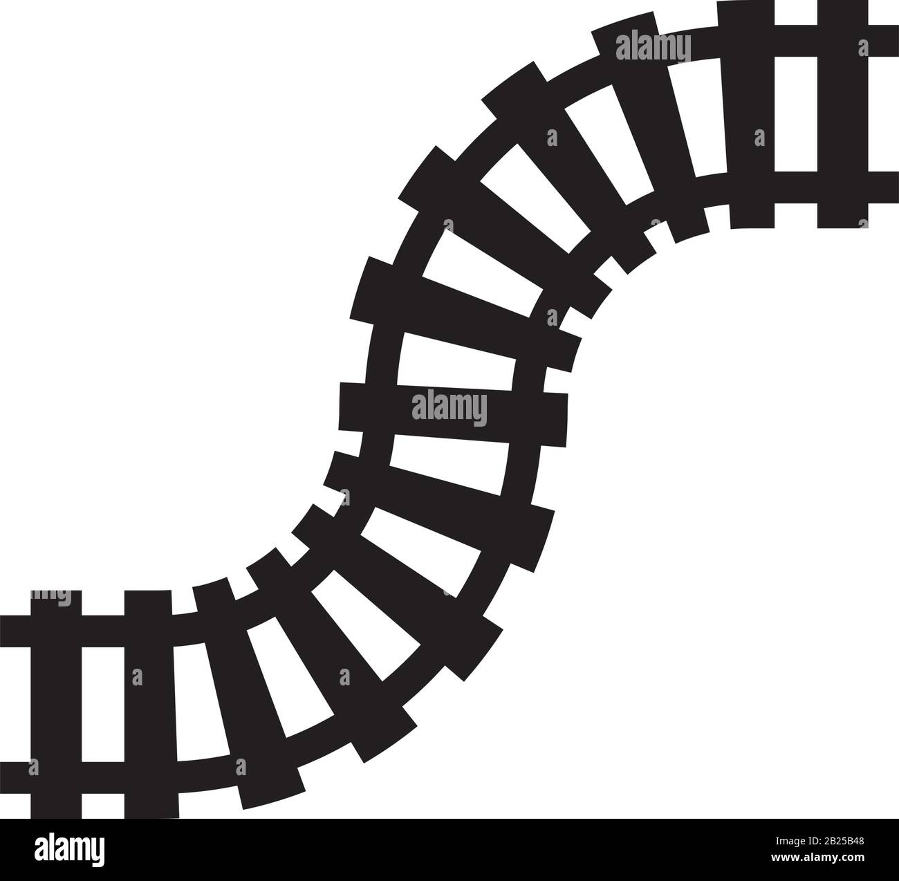 Train tracks vector icon design template illustration Stock Vector ...