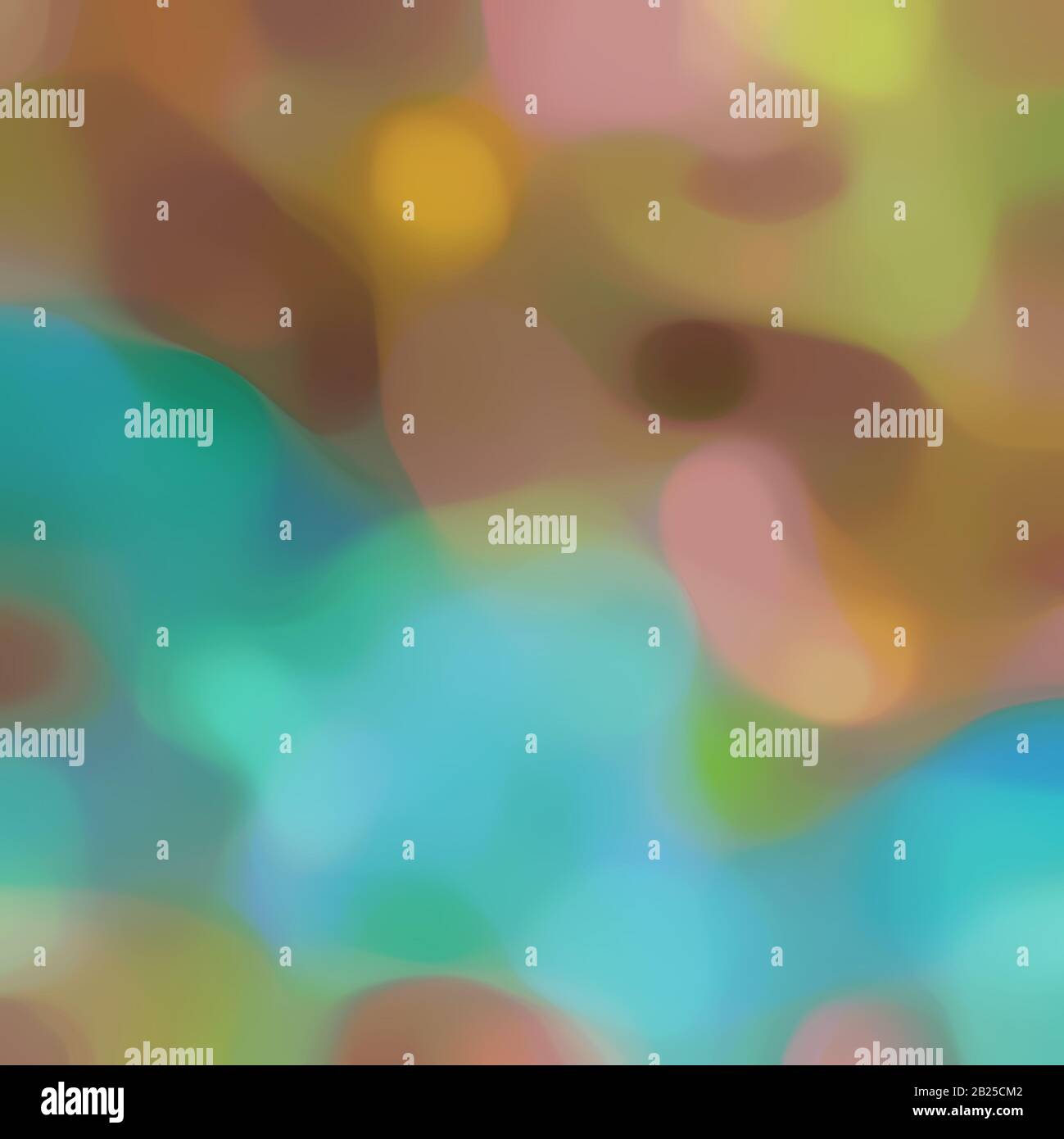 blurred square format background with pastel brown, medium aqua marine ...