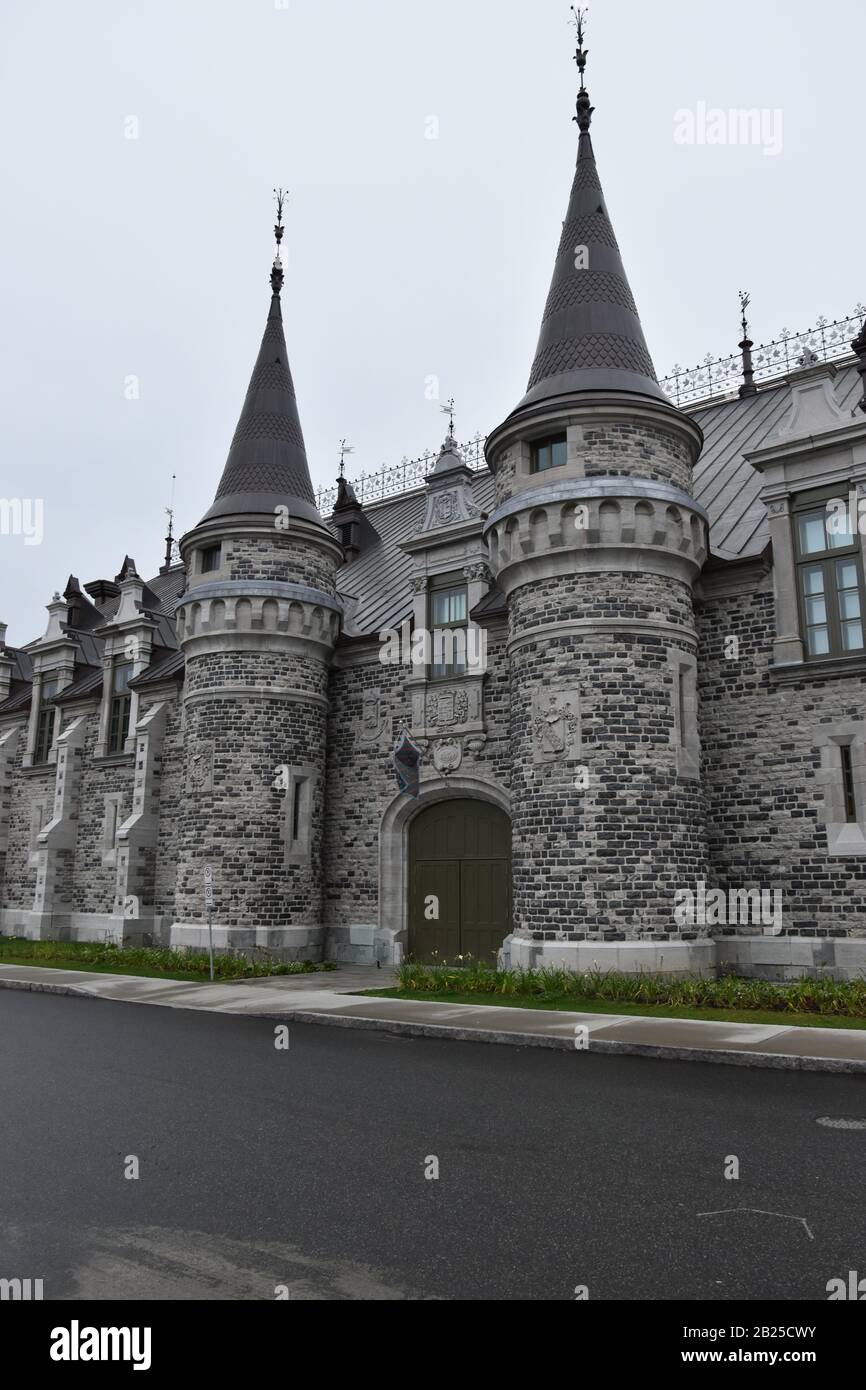 Sights around Quebec City, the capitol of Quebec, Canada Stock Photo ...