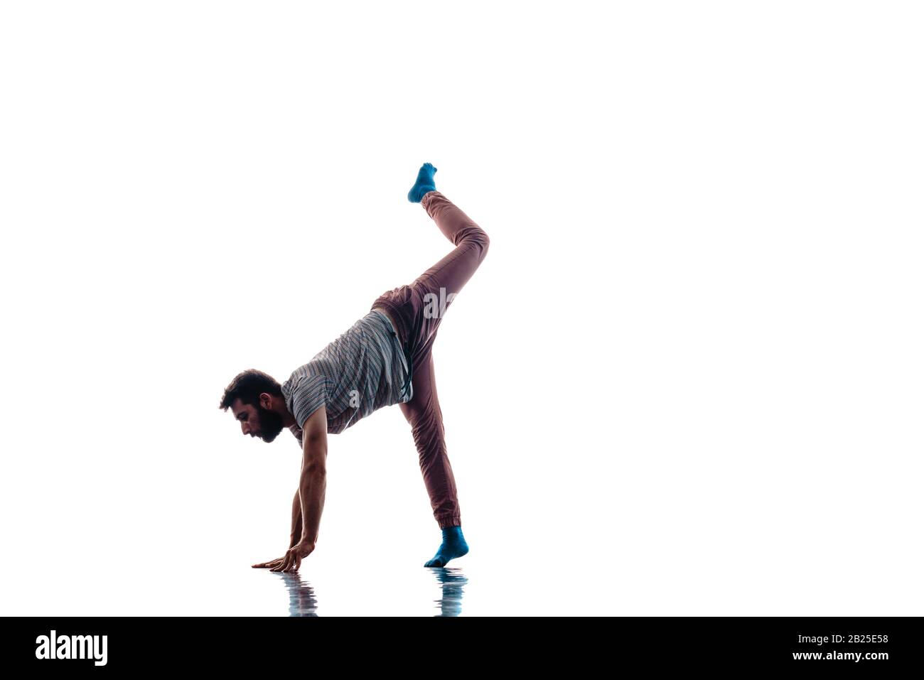 Male dancer expressive moves Cut Out Stock Images & Pictures - Alamy